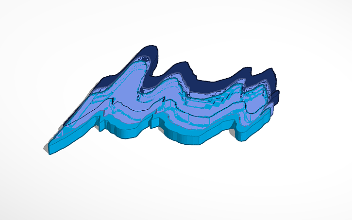 3D design River - Tinkercad