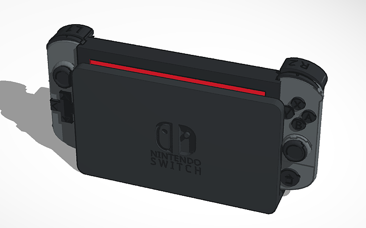3D design Nintendo switch and dock | Tinkercad