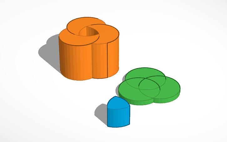 3D design Reuleaux Triangle - Tinkercad