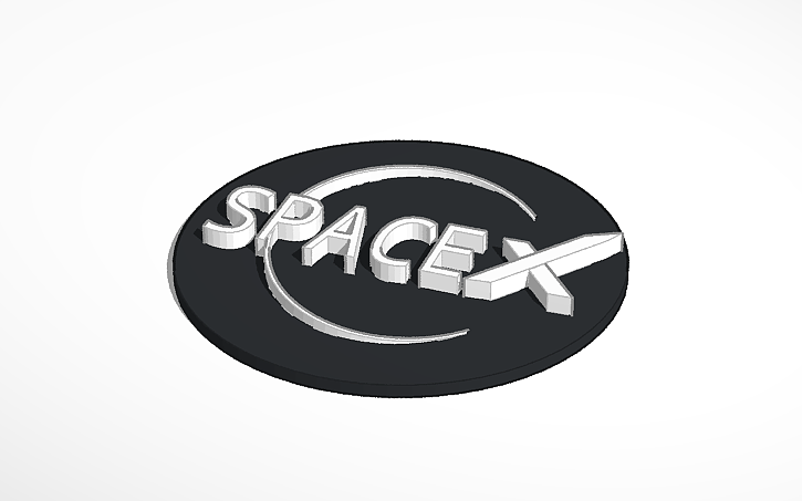 3D design SpaceX - Tinkercad