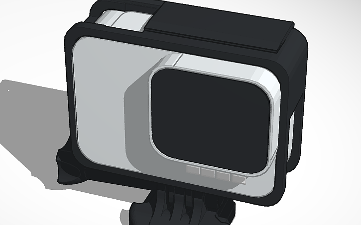 3D design gopro hero 7 white - Tinkercad