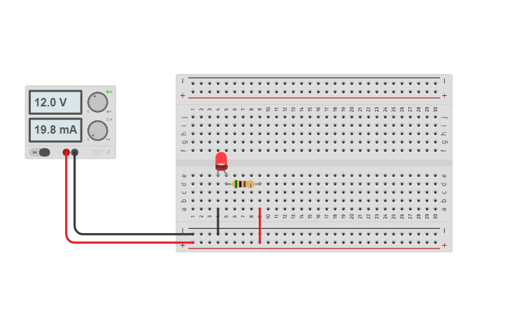 Circuit Design Resistor Tinkercad