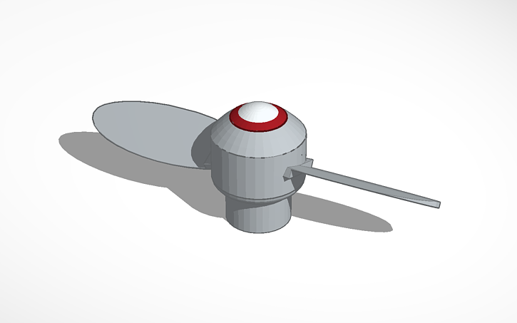 3D design Miniature Propeller - Tinkercad