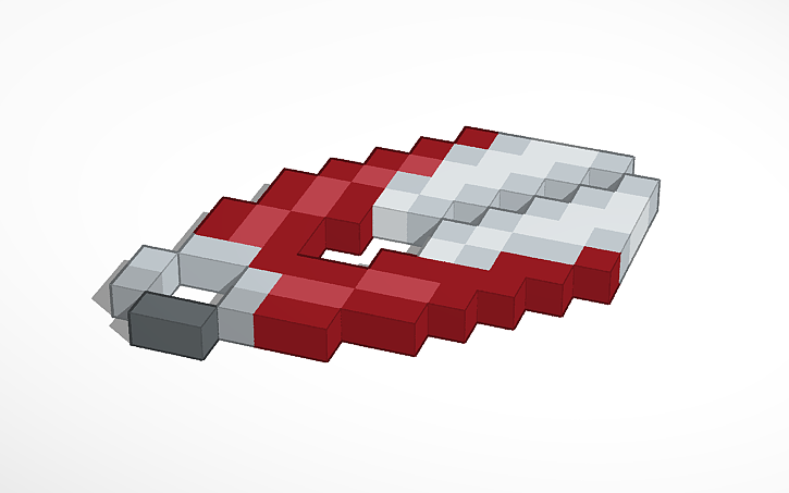 3D design Minecraft Shears | Tinkercad