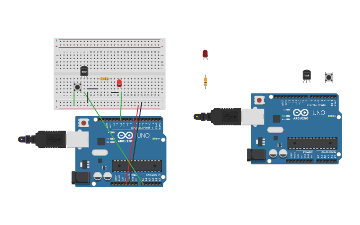 Circuit design Copy of Sensor de Temperatura TMP con arduino | Tinkercad Circuit design Copy of Sensor de Temperatura TMP con arduino | Tinkercad