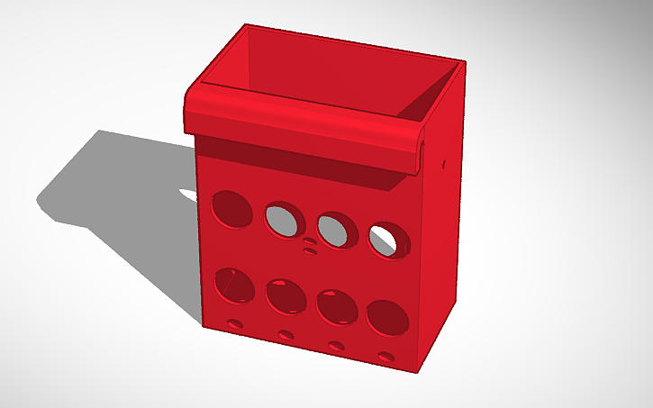 3D design Dish rack cutlery holder - Tinkercad
