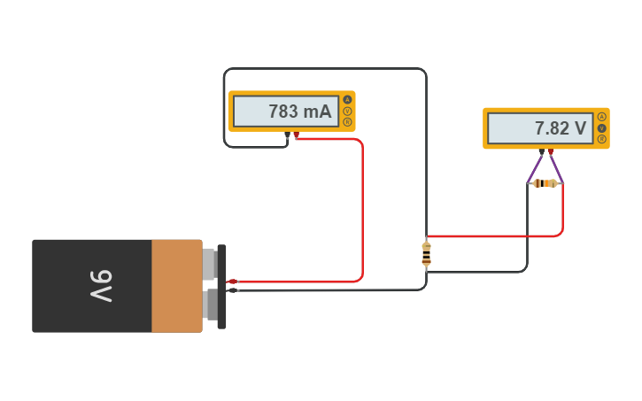 Circuit design voltmetro a valle | Tinkercad