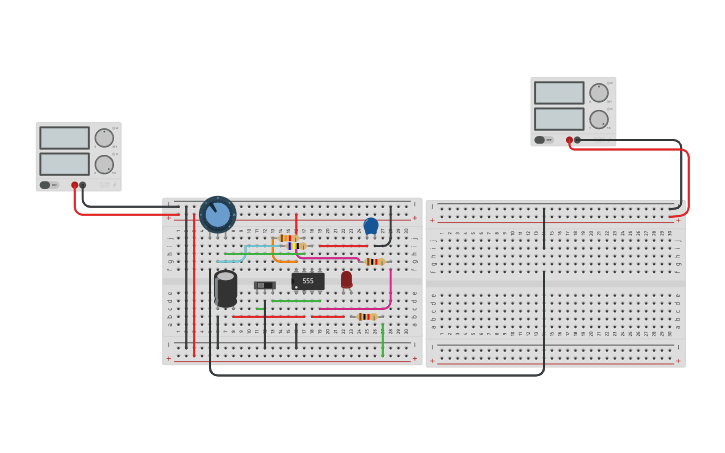 Circuit design Exercicio 2 | Tinkercad