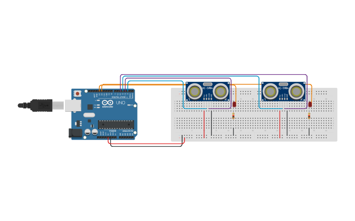 Circuit design Montaje Proyecto - Tinkercad