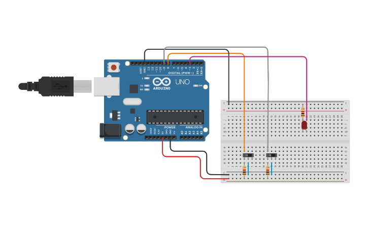 Circuit Design Monitor Serial Tinkercad