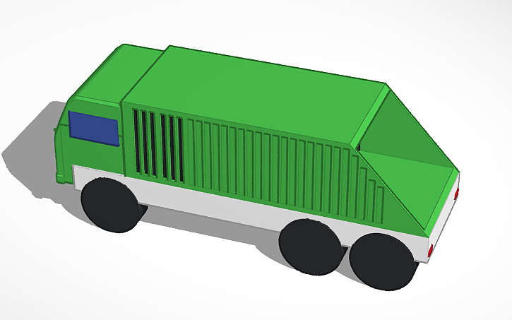 3d Design Garbage Truck Tinkercad