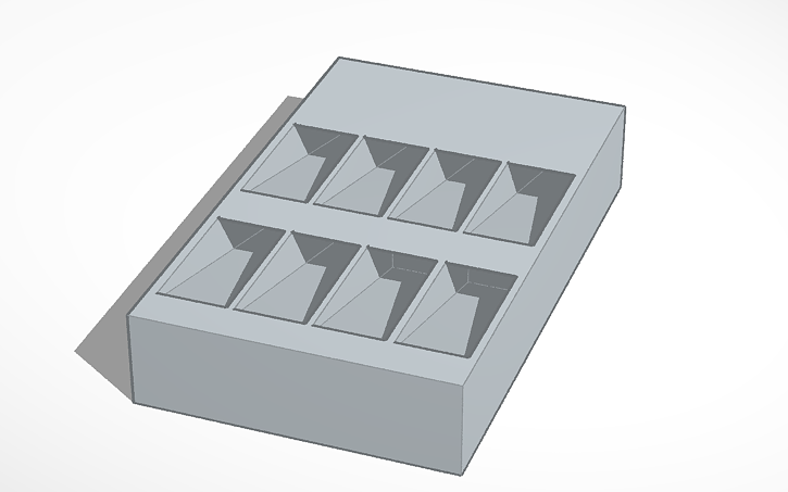 3D design Cutlery Organiser - Tinkercad