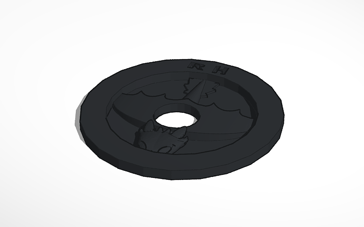 3D design Ronan toothless fidget spinner | Tinkercad