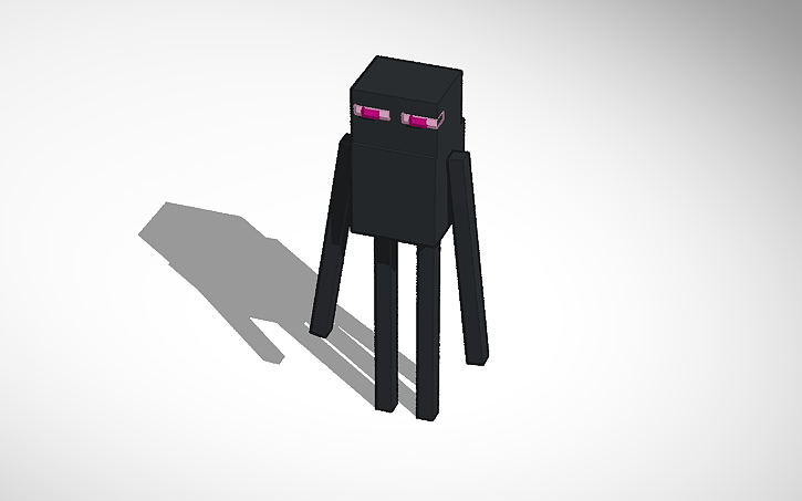 3D design MINECRAFT ENDERMAN | Tinkercad