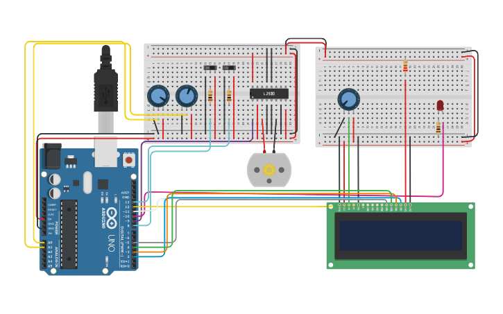 Circuit design Forno - Tinkercad