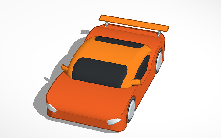 3D design Sporty Turbo Car | Tinkercad