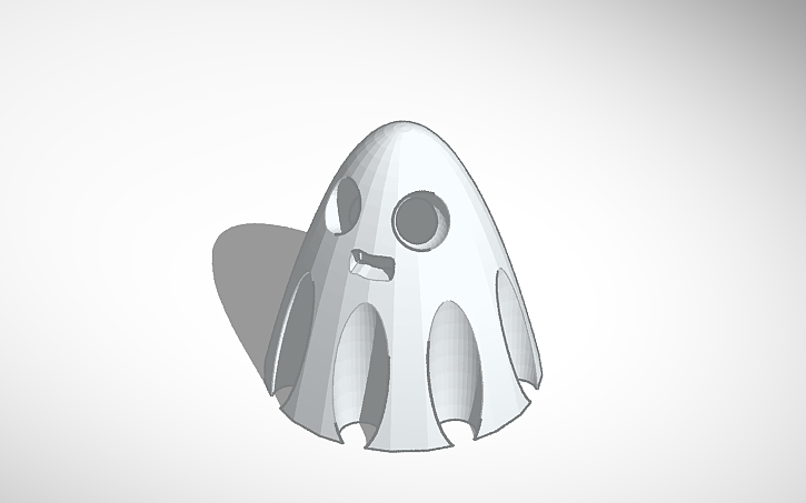 3D design Ghost - Tinkercad