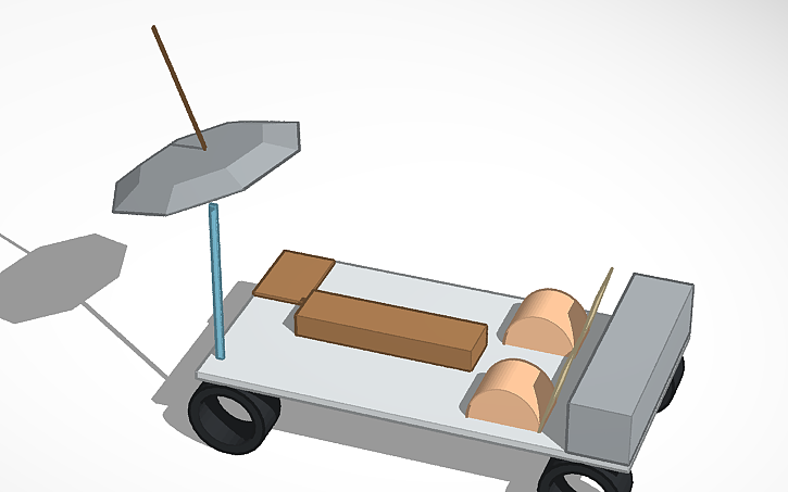 3D design Lunar Rover - Tinkercad
