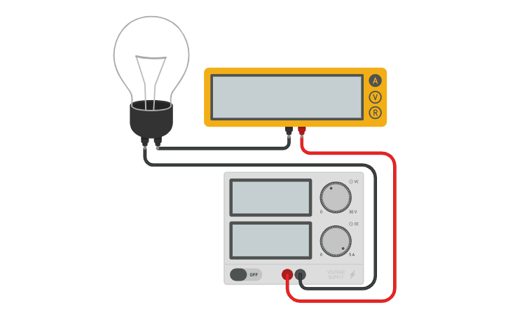 Circuit design Amperimetro - Tinkercad