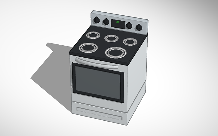 3D design Oven - Tinkercad