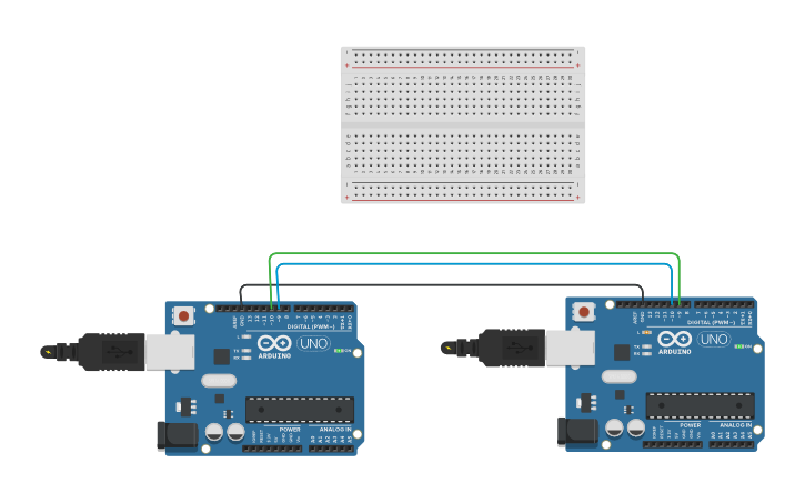 Circuit design Exemplo ModBus - Tinkercad
