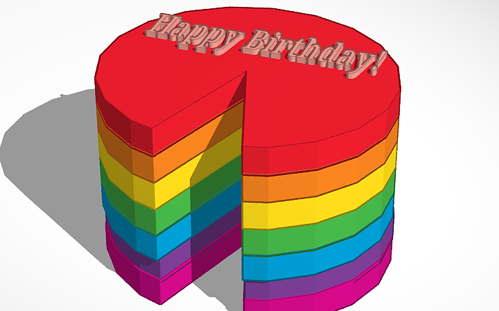 3d Design Cake Tinkercad