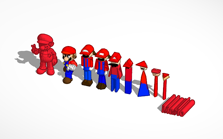 3D design Mario....? | Tinkercad