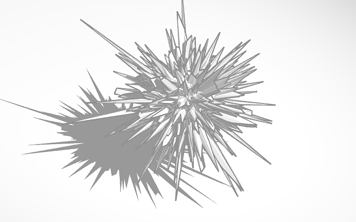 3D design Spike Ball - Tinkercad