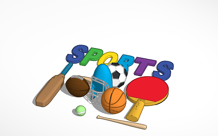 3D design SPORTS! - Tinkercad