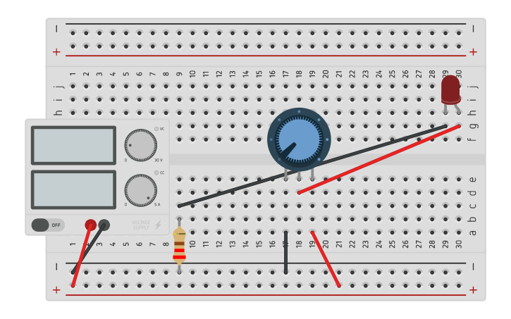 Circuit Design Potentiometer Tinkercad