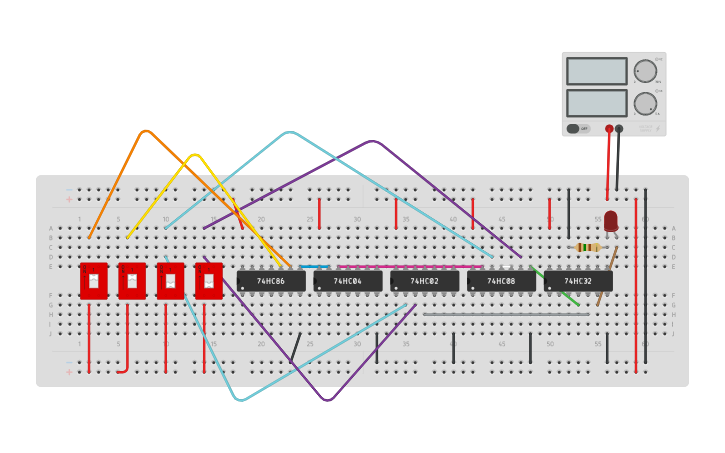 Circuit design Matheus - exercício C - parte 2 | Tinkercad