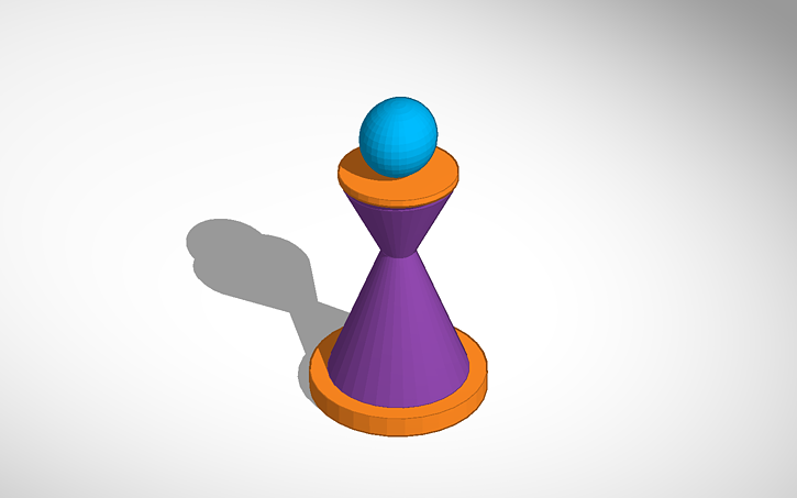 3D design Pawn - Tinkercad