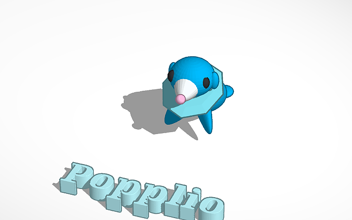 3D design Popplio - Tinkercad