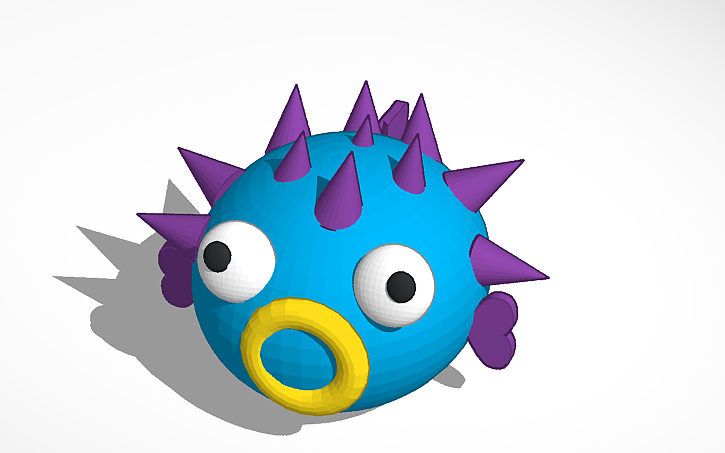 3D design fish F | Tinkercad