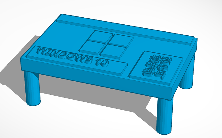 3D design table computer - Tinkercad