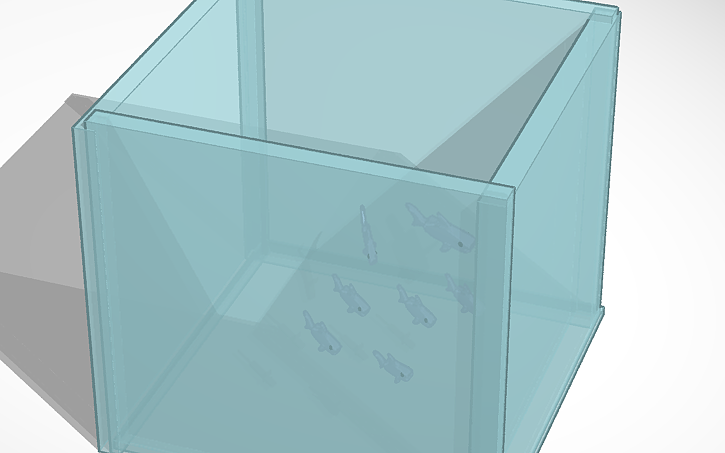 3D design Fish Tank - Tinkercad