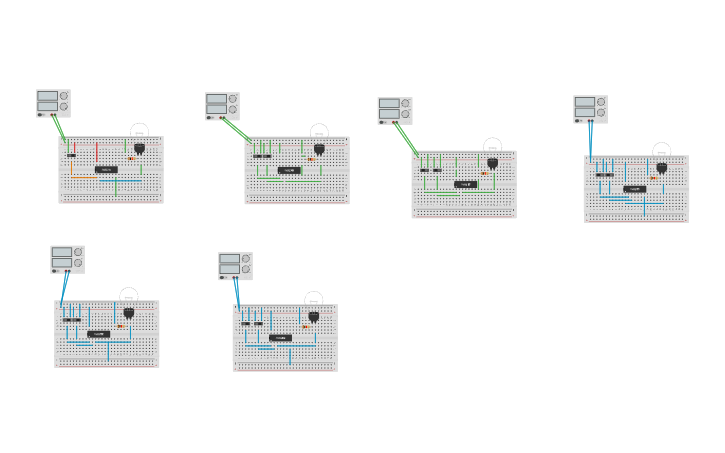Circuit design Basic logic gates - Tinkercad