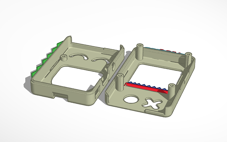 3D design raspberry pi b+ case - Tinkercad