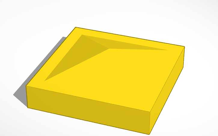 3D design 4x4 Post Cap (90mm x 90mm) - Tinkercad
