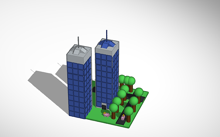 3D design city - Tinkercad