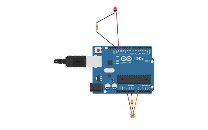 Circuit Design 12 Automatic Street Light System Tinkercad