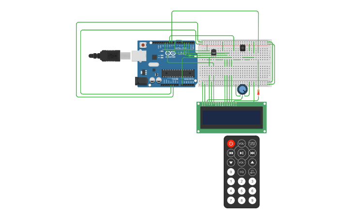Circuit Design Interfacing Of Temperature Sensor With Arduino Tinkercad