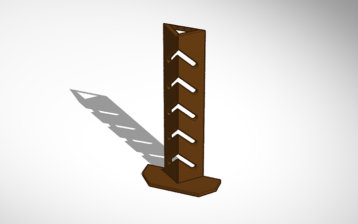 3D design Longboard Rack | Tinkercad