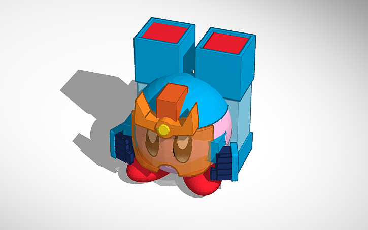 3D design Mecha Kirby - Tinkercad