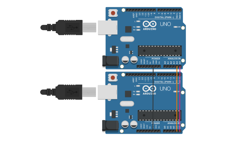 Circuit design keyboard input (transmit and receive) - Tinkercad