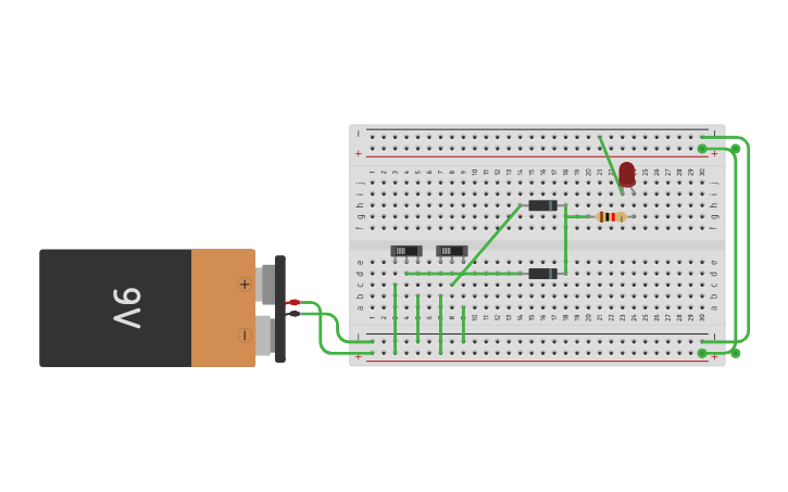 Circuit Design Drl Or Gate Tinkercad