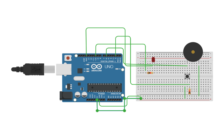 Circuit design TASK 1 | Tinkercad