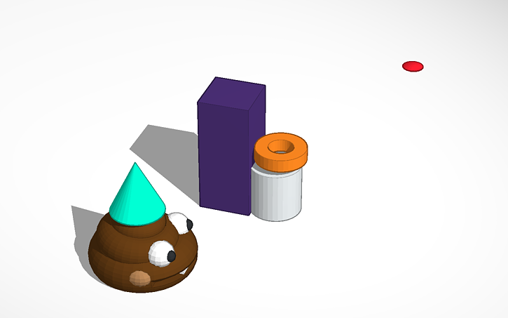 3D design poop | Tinkercad