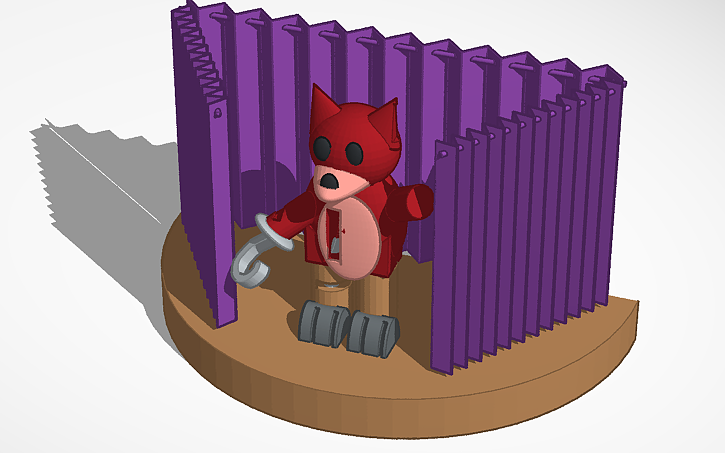3D design Pirate's Cove and Foxy - Tinkercad