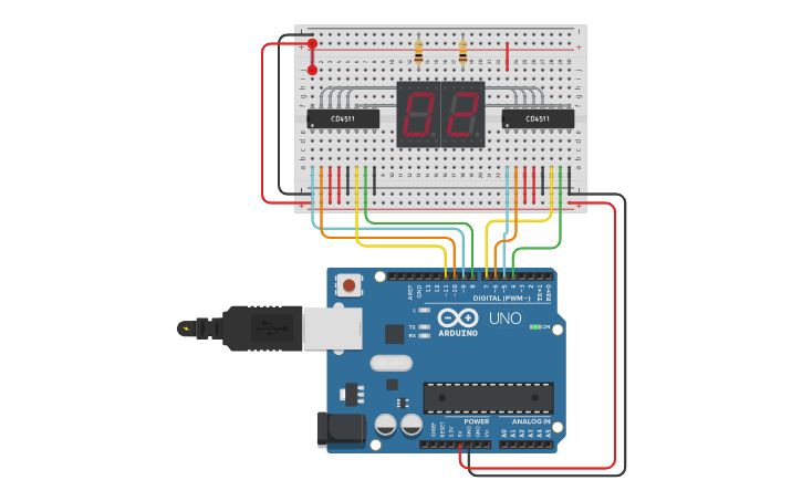 Circuit design ok | Tinkercad